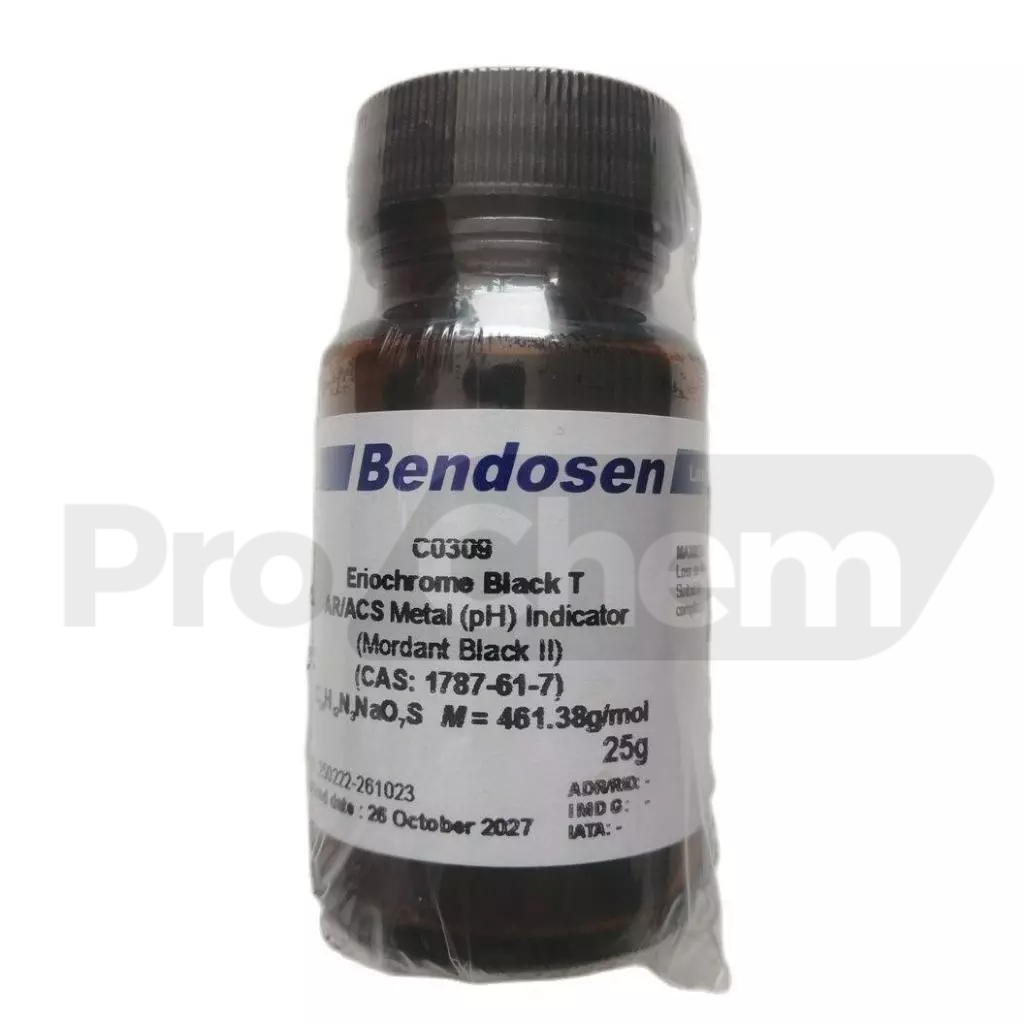 Eriochrome Black T (Solochrome Black Indicator), AR/ACS, Bendosen 25g ...