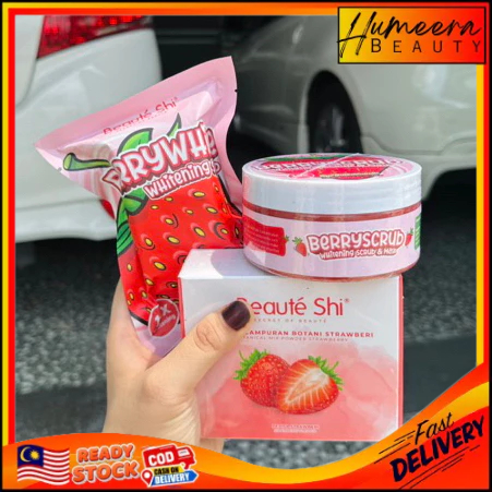 [ORIGINAL HQ] 🍓BERRYSCRUB | BERRYSOAP | VITAMIN C BEAUTI SHI | Shopee ...