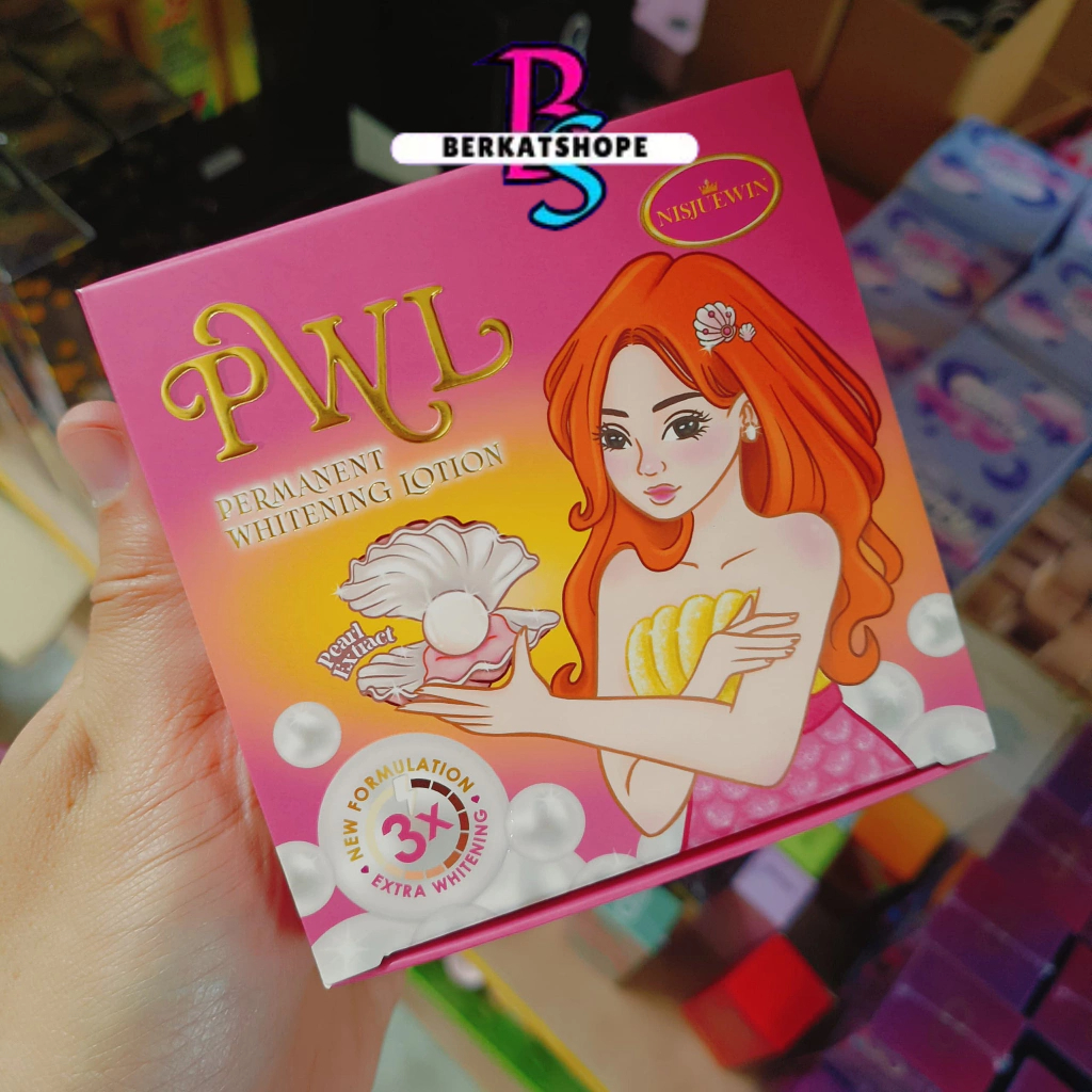 PWL Whitening Lotion 50gm Nisjuewin Original HQ Brightening Whitening ...