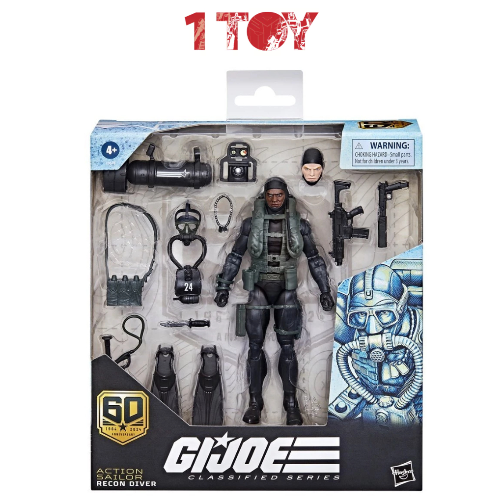 GI Joe Classified 6” 60th Anniversary Sailor Recon Diver on | Shopee ...