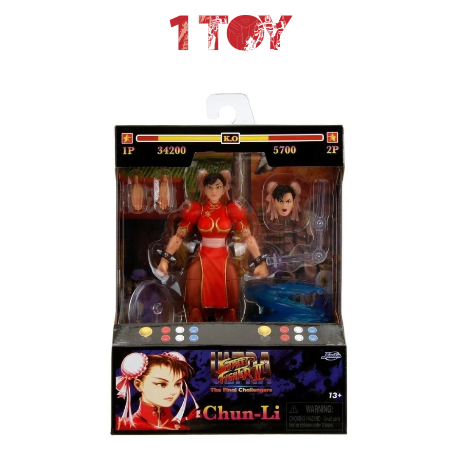 Jada Toys Ultra Street Fighter II: The Final Challengers - 6" Chun-Li ...