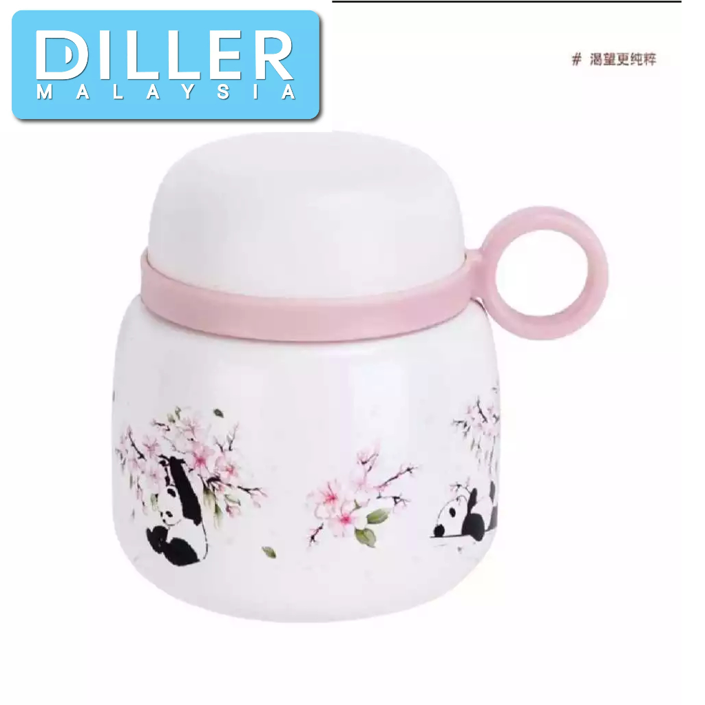 Diller Sakura Panda StewPot Lunch Box Food Containet Free Stainless ...