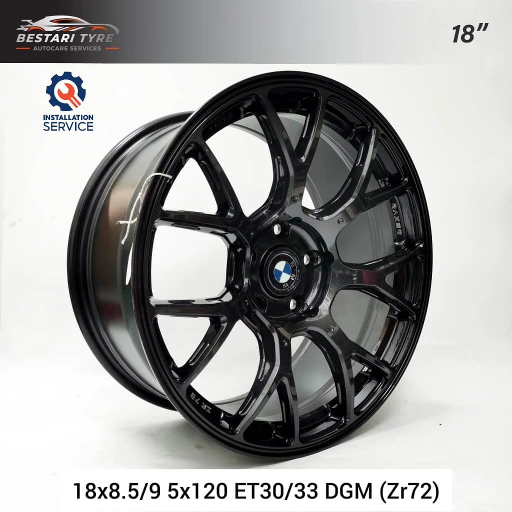 【Installation Available】Zr72 RAXER WHEEL FLOW FORMING 18 INCH 18X8.5/9 ...