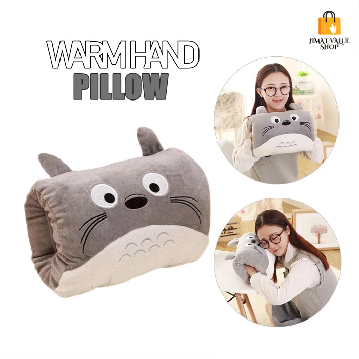 Cute Cartoon Plush Toys Hand Warmer Soft Pillow Hand Hold Warm Cushion ...