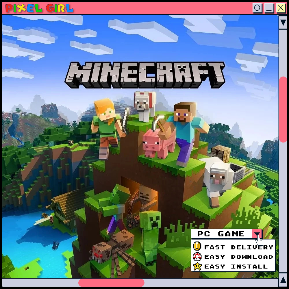 Minecraft PC Digital Download Offline [PC Game] | Shopee Malaysia