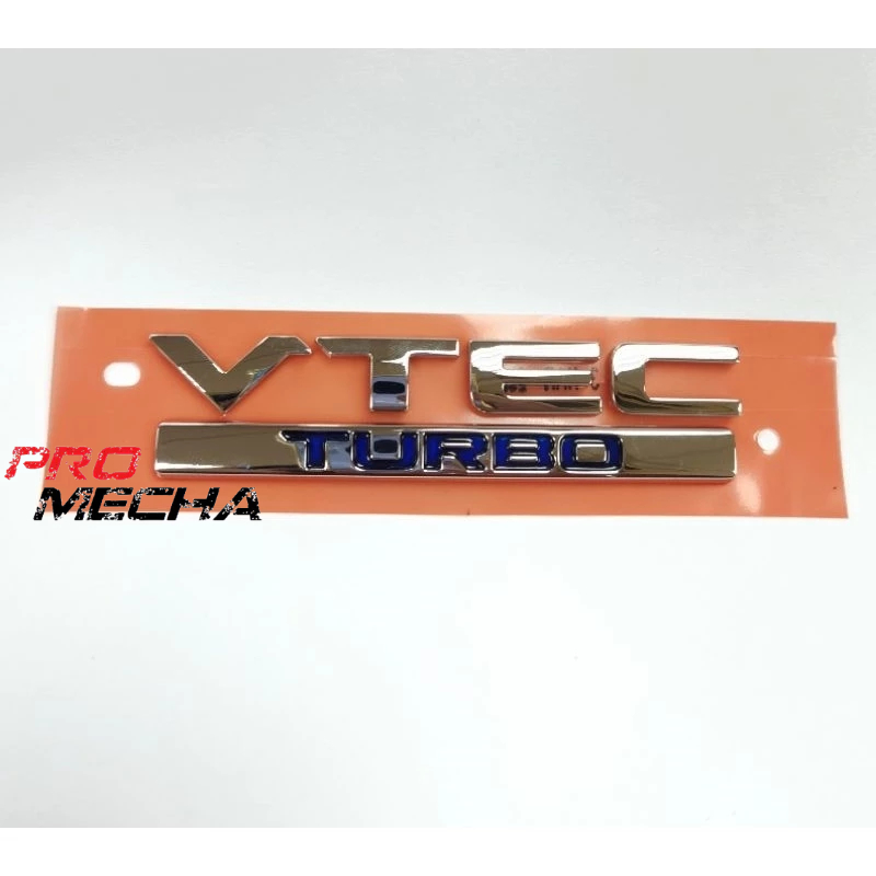 HONDA CIVIC FE REAR BONNET EMBLEM VTEC TURBO LOGO. " VTEC TURBO ...