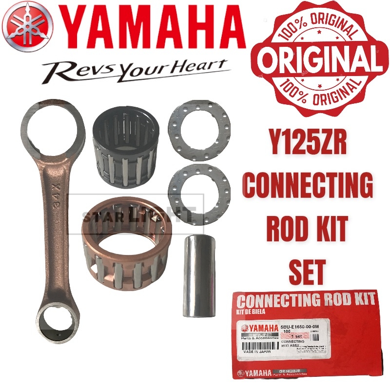 YAMAHA Y125 CONNECTING ROD KIT SET 100% ORIGINAL HLY JAPAN Y125Z CONROD ...