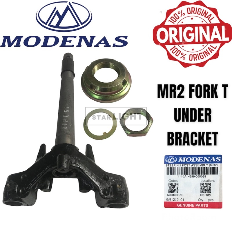 (DISC) MODENAS MR2 100% ORIGINAL T FORK / UNDER BRACKET / STEERING STEM ...