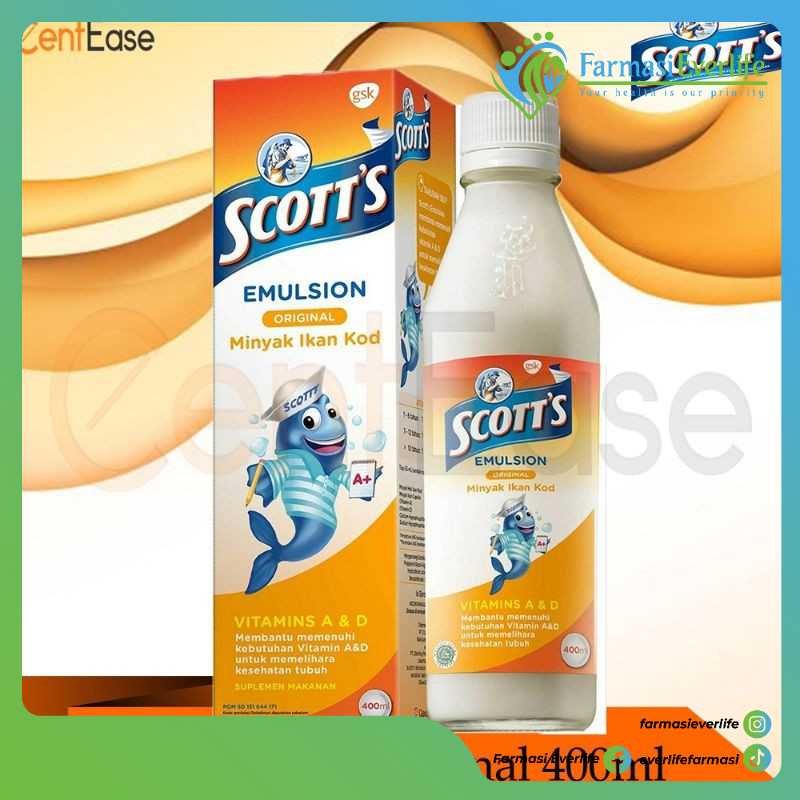 Scott's Emulsion Original (200ml/400ml) | Shopee Malaysia