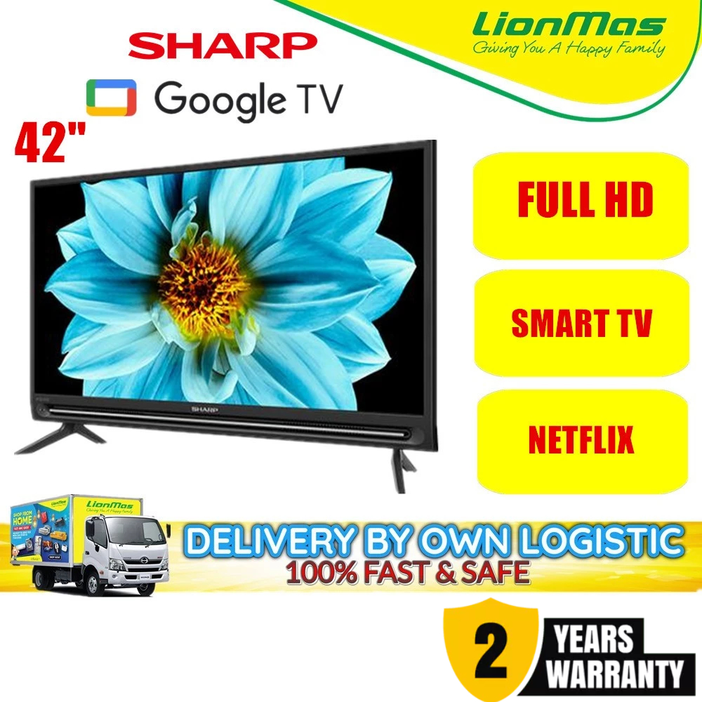 SHARP Full HD Smart LED TV (42") 2TC42FG1X | Shopee Malaysia