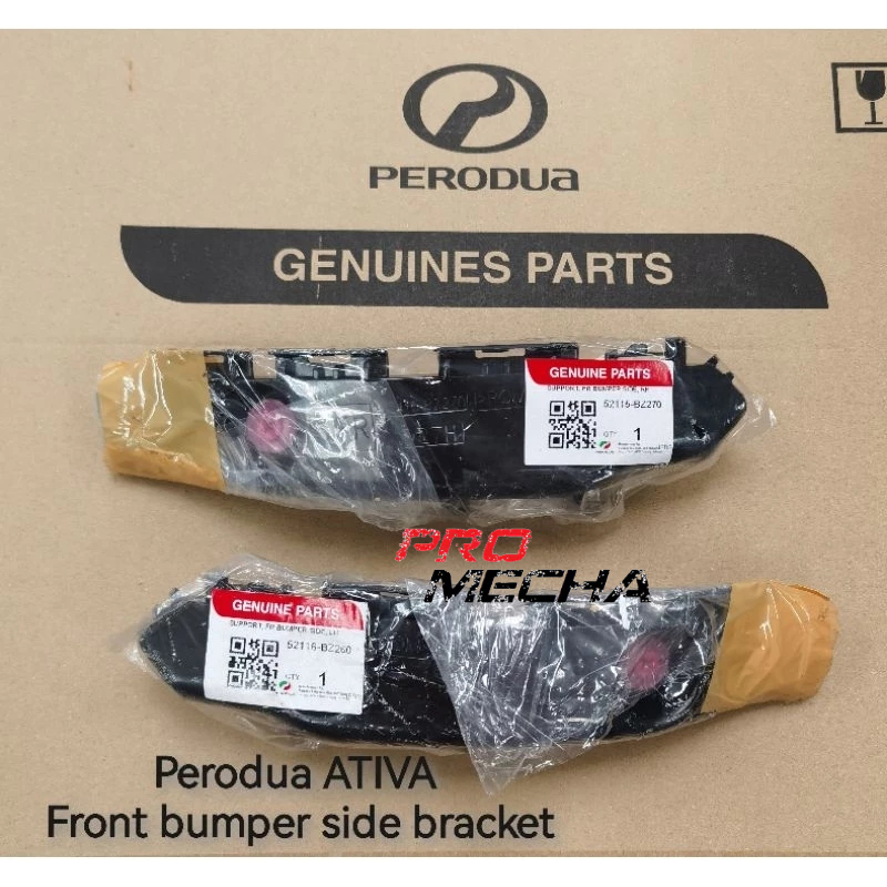 ORIGINAL PERODUA ATIVA FRONT BUMPER SIDE BRACKET RH/LH. D55L | Shopee ...