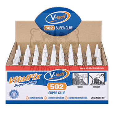 V-TechVT-802 502 Super Glue Ultra Fast Dry Instant Elephant Gam Gum ...