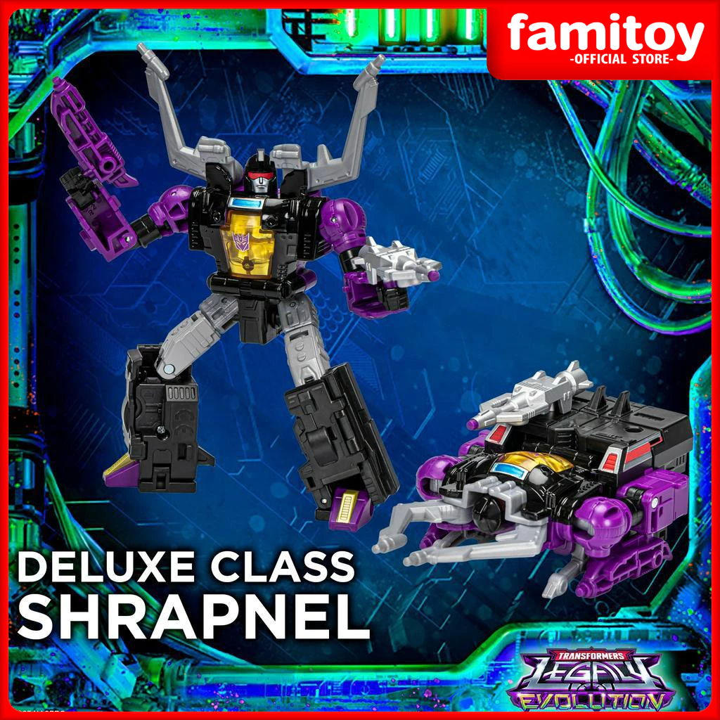 Hasbro Transformers Generations Legacy Evolution Deluxe Class Shrapnel | Shopee Malaysia