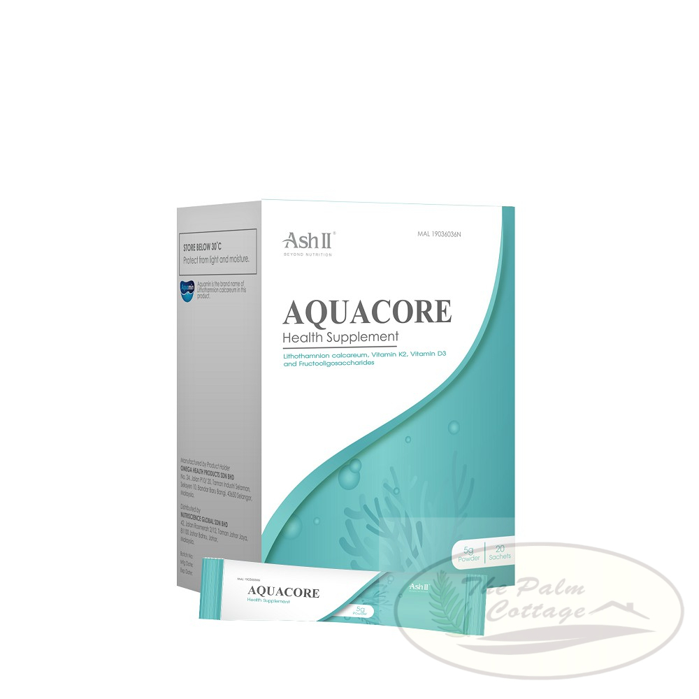 (BB Dec2025) ASH II AQUACORE 5g x 20sachet (HALAL) Natural vegetative ...
