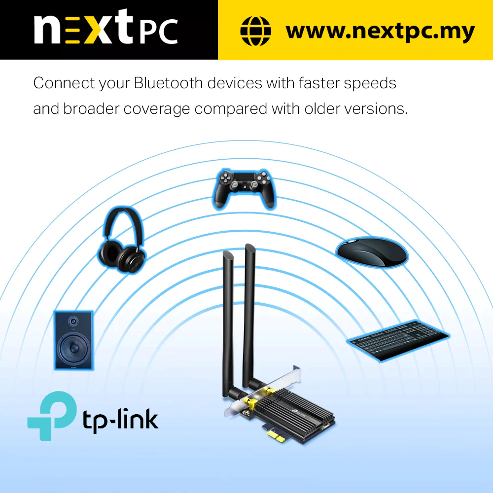 [Ready Stock] TP-LINK Archer TX50E AX3000 Wi-Fi 6 Bluetooth 5.2 PCIe ...