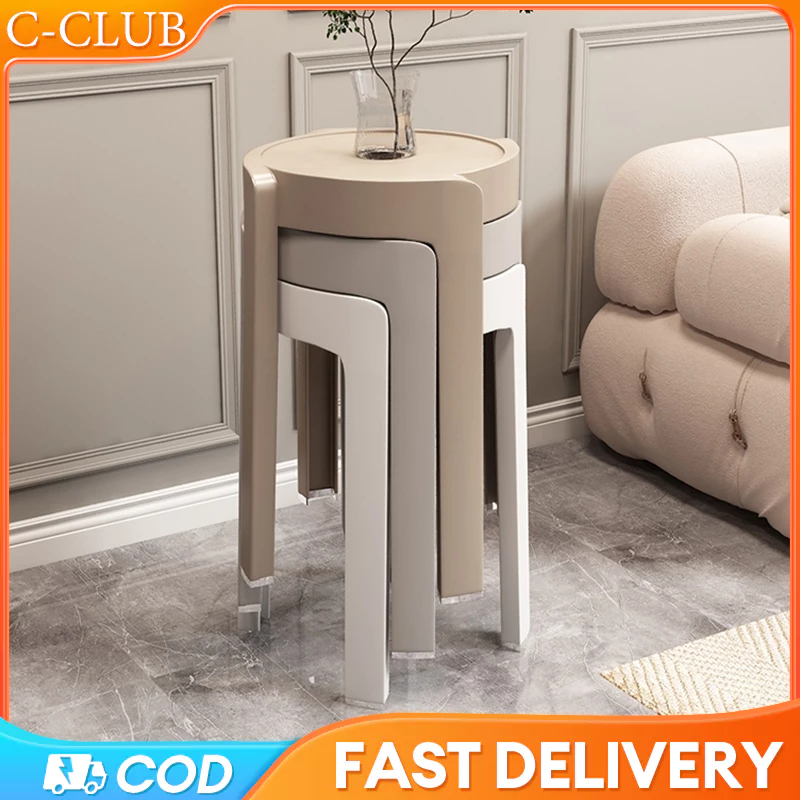 Plastic Chair Stackable Thickened Storage Dining Chair Study Chair ...