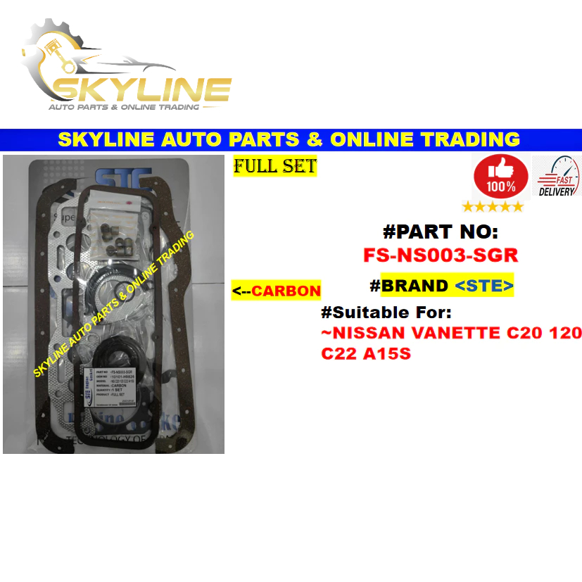 10101-H9826 Top & Full Overhaul Set Nissan Vanette C20 C120 C22 A15S | Shopee Malaysia