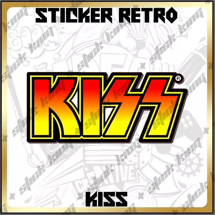 STICKER RETRO KISS ROCK BAND | Shopee Malaysia