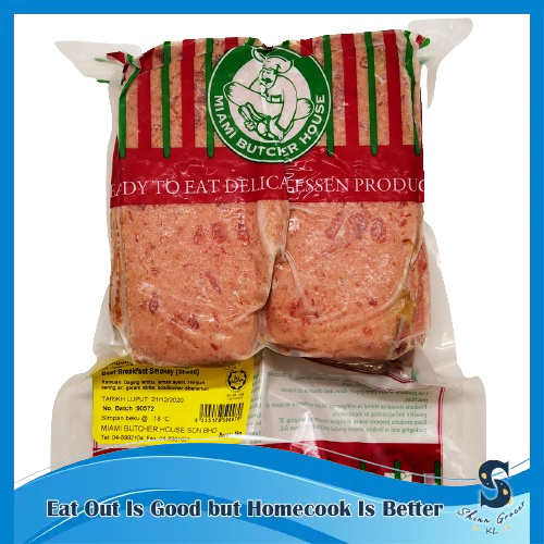 Beef Breakfast Smokey Sliced 1KG/PKT (Delivery in Klang Valley Only ...