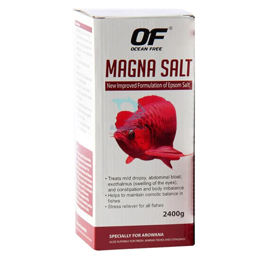 OCEAN FREE Magna Epsom Salt Aquarium Fish Care for Arowana (600g ...