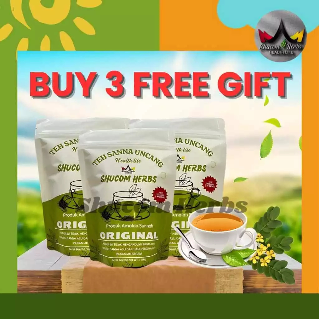 [ Readystok Syukrialshop ] 30 uncang Teh viral Promosi Senna Tea Daun ...