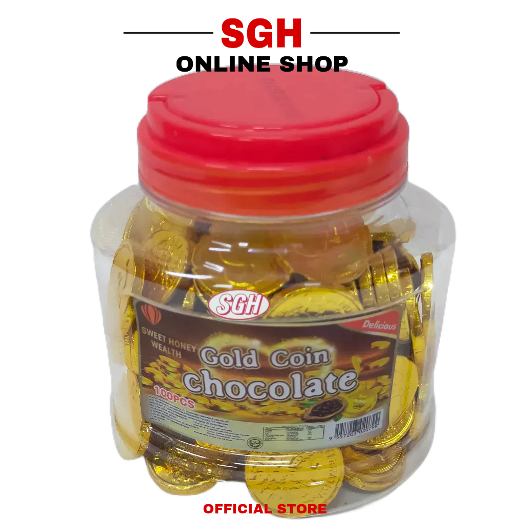 Gold Coin Chocolate 100pcs | Shopee Malaysia