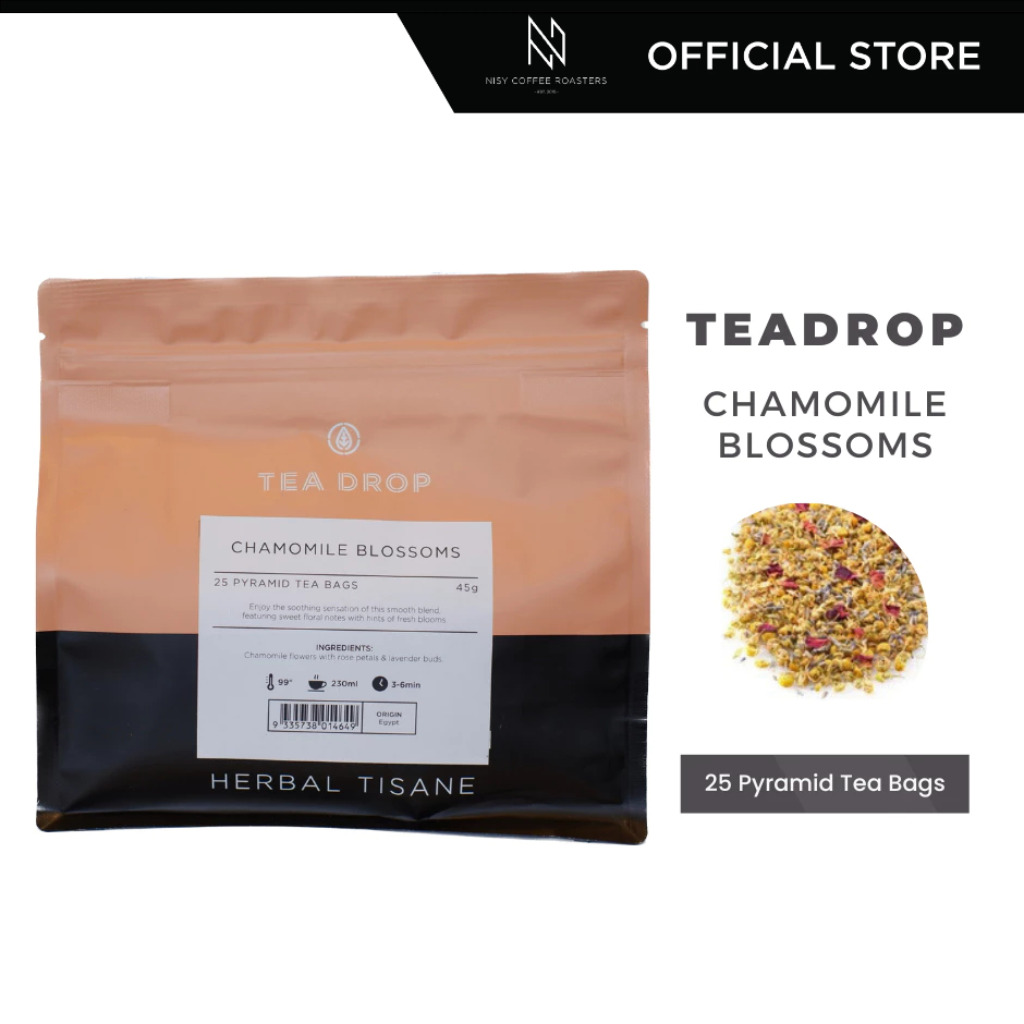 TEA DROP - Chamomile Blossoms 25 tea bags | Shopee Malaysia