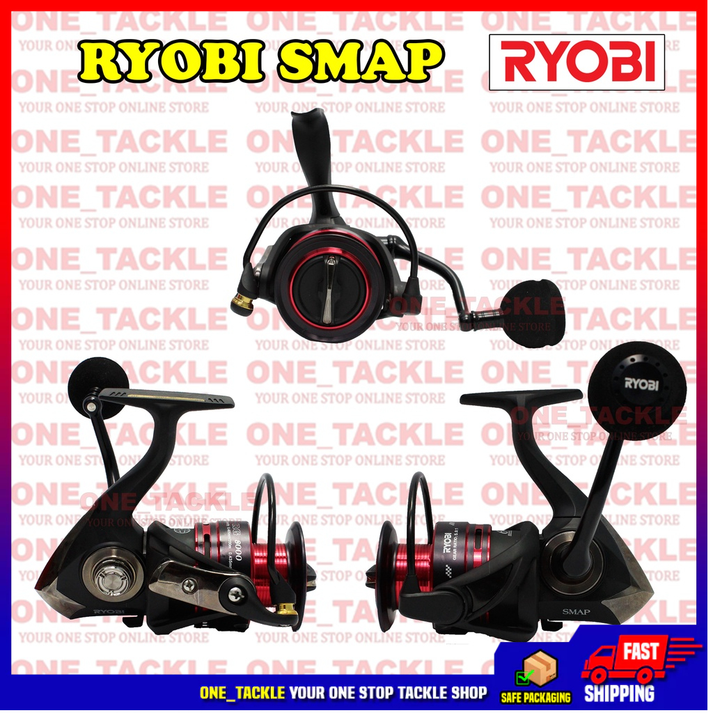 Ryobi smap spinning reel ( 100% original ) mesin pancing | Shopee Malaysia