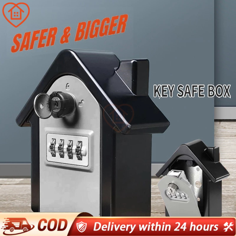 📣LOWEST PRICE📣 Large Two Way Wall Mount Key Passcode Lock Key Storage ...