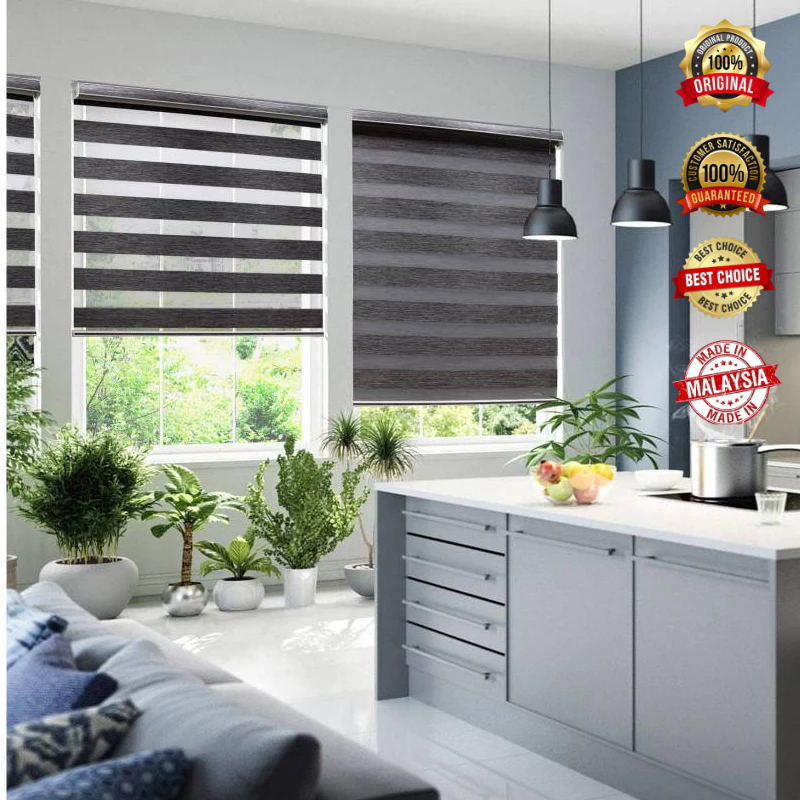 [BO Blind] Zebra Blind Premium BLACKOUT Custom Made Made In Malaysia ...