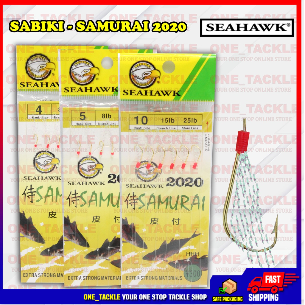 SEAHAWK HOOKS SABIKI - SAMURAI 2020 / APOLLO | Shopee Malaysia