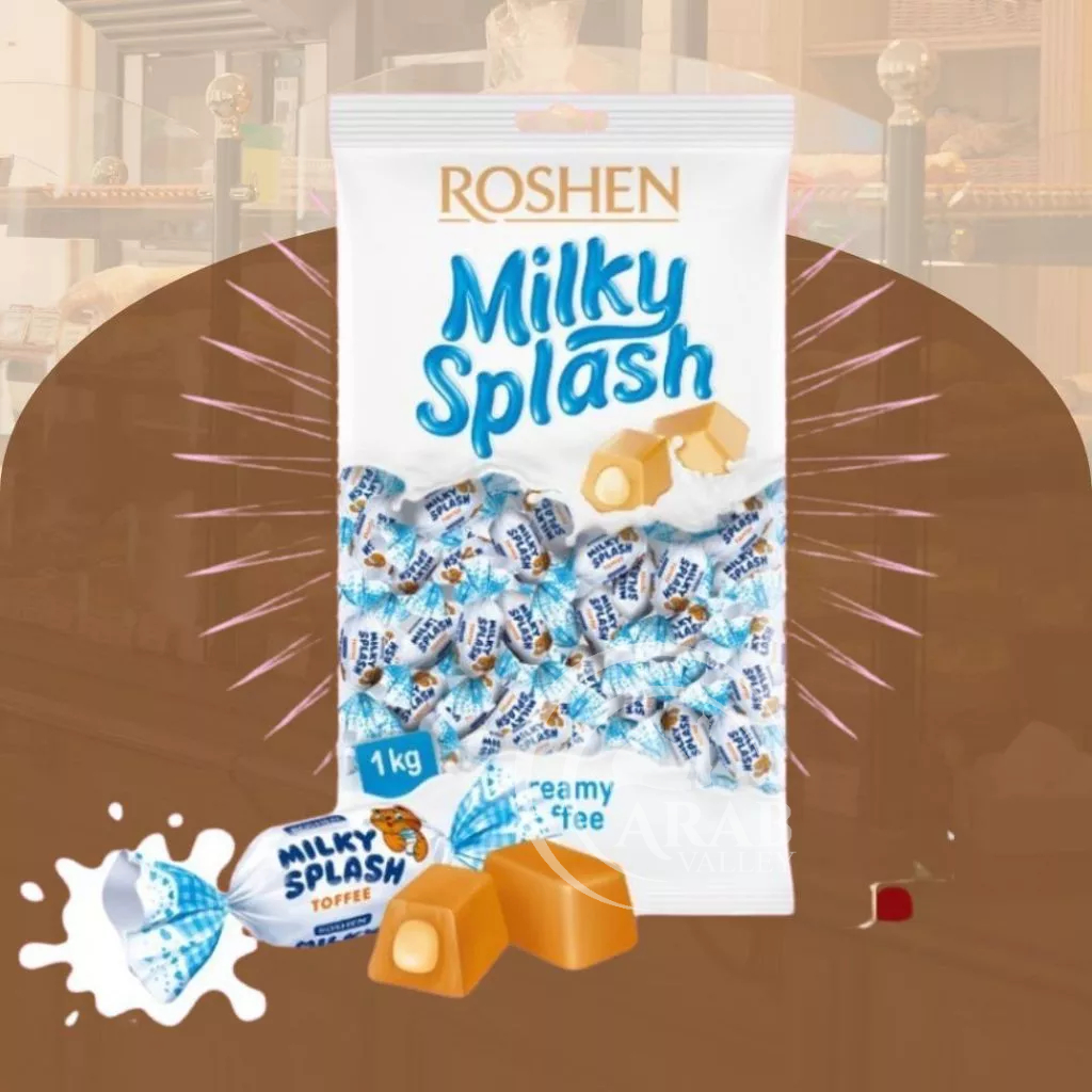 Best Selling Roshen Milky Splash Toffee With A Milk Filling 250g ...