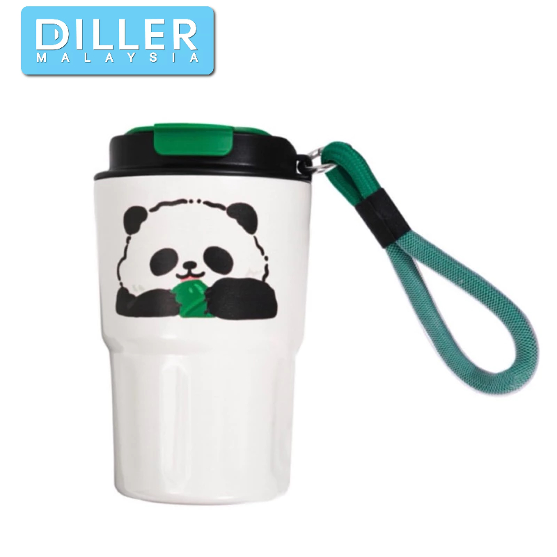 Diller Panda Series Coffee Office Travel Direct Drinking Thermo Cup Mug ...