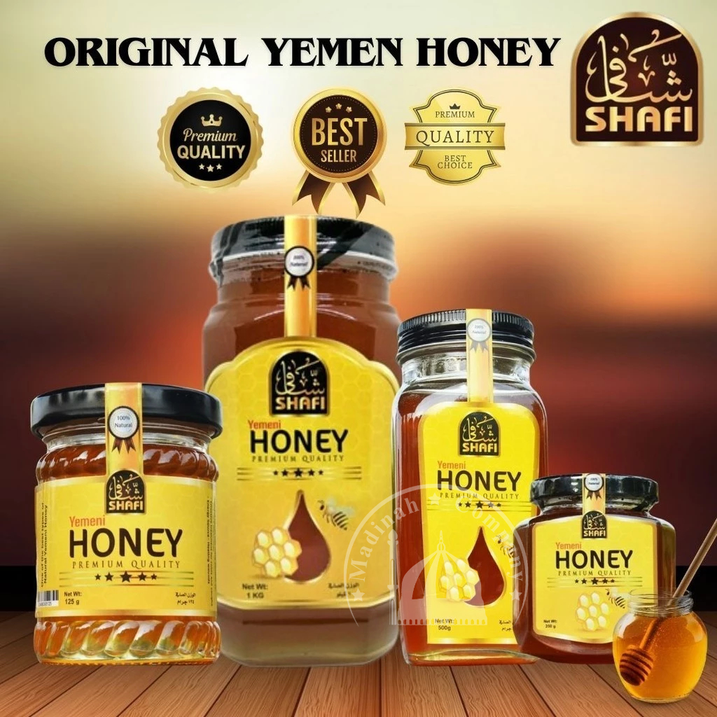 YEMENI HONEY 125G, 250G, 500G, 1KG BY SHAFI READY STOCK PREMIUM QUALITY (100 % NATURAL ...