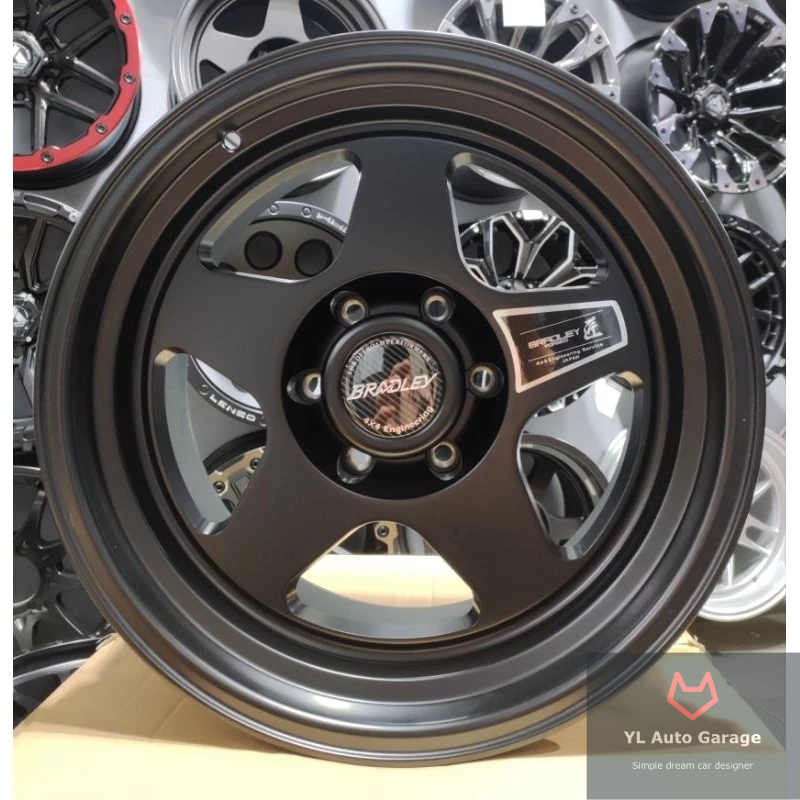 [4x4] Bradley Takumi Sport Rim [Matte Black & Dark Gun Metal] 18x9.5JJ ...