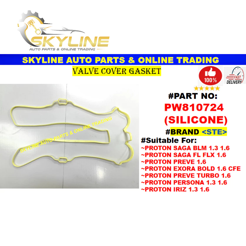 PW810724 Valve Cover Gasket Proton Saga Blm / Flx / Preve / Exora Bold ...