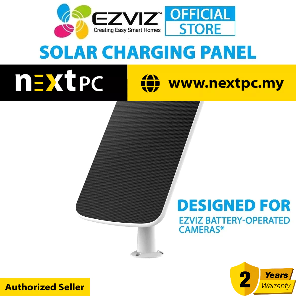 [Ready Stock] Ezviz Solar Panel-C Solar Charging Panel / 2 Years ...