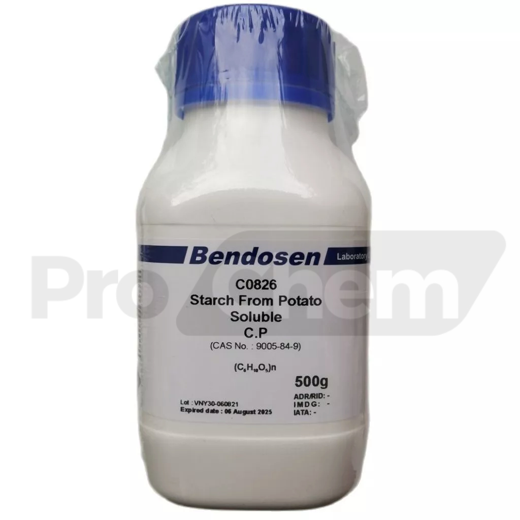 Starch Potato Soluble CP, Bendosen 500g [CAS No. 9005-84-9] | Shopee ...