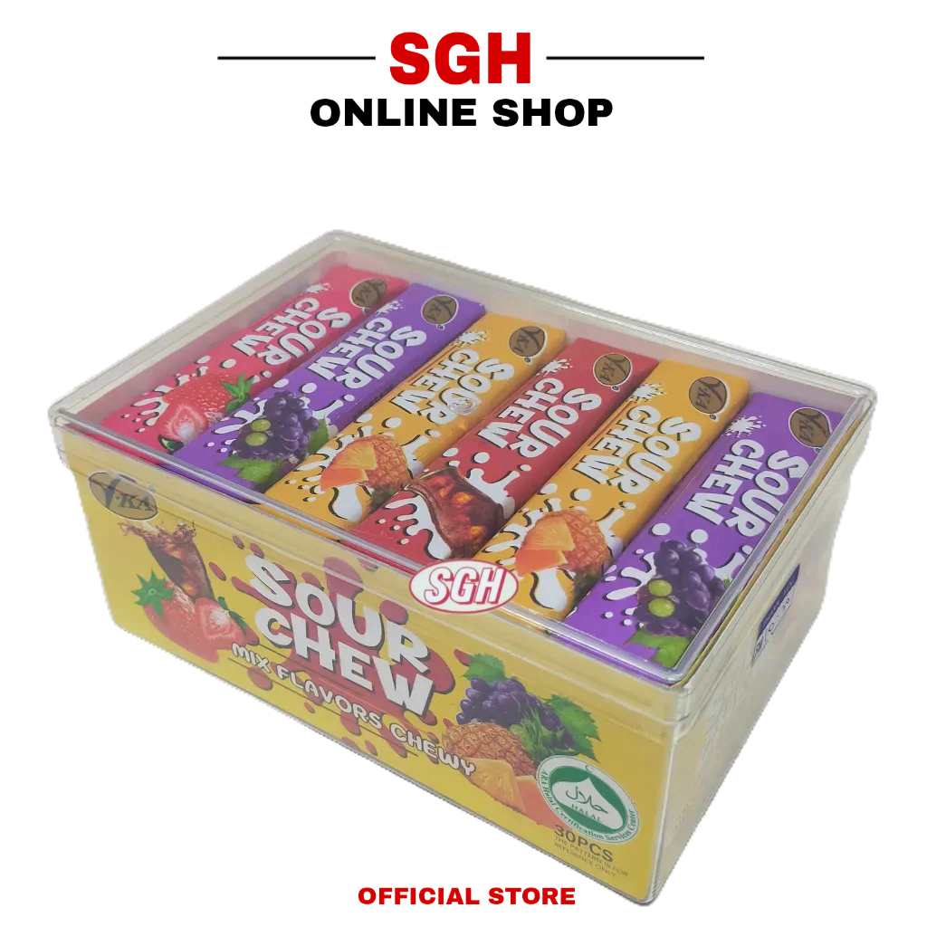 Vka Sour Chew Mix Flavour Candy 30pcs | Shopee Malaysia