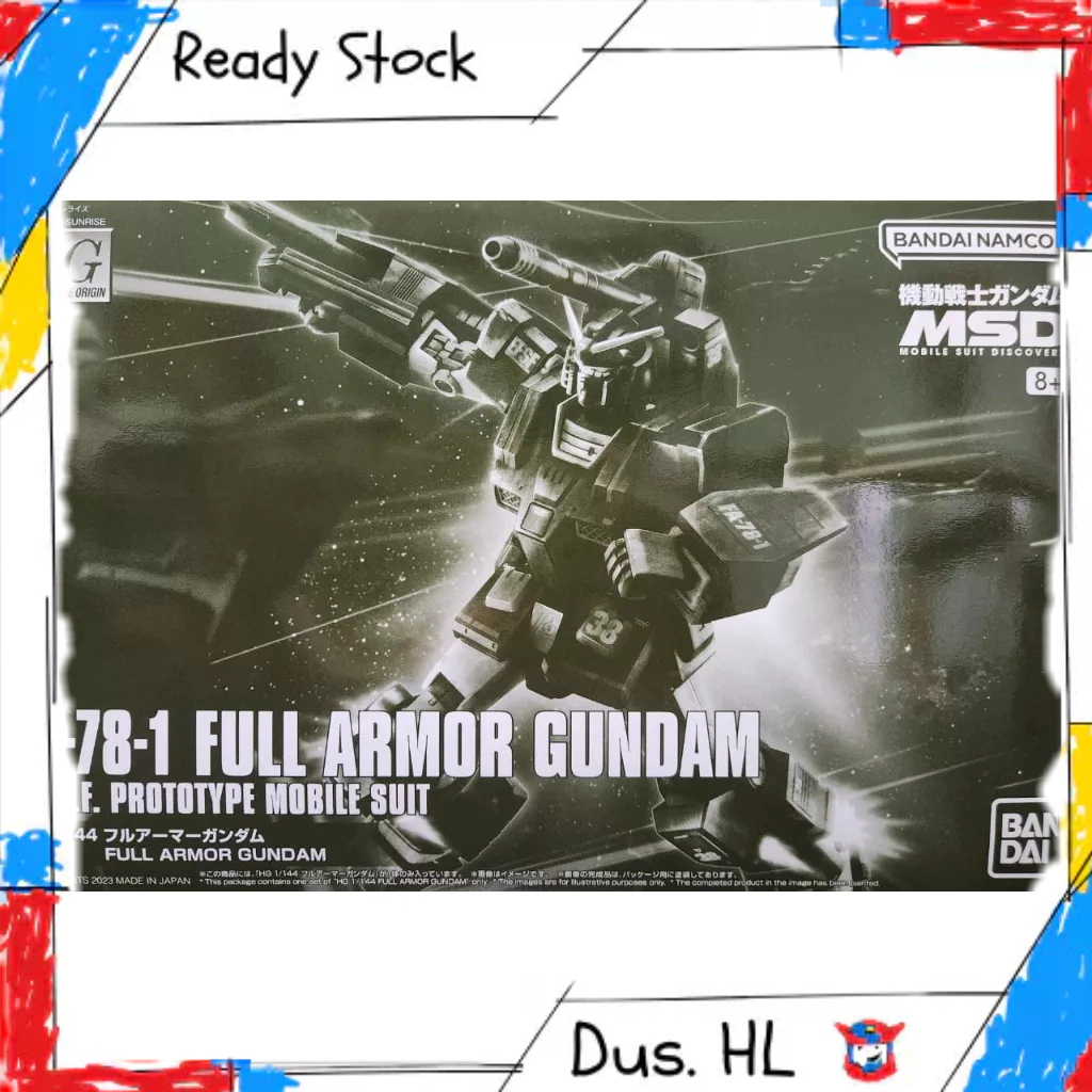 P Bandai HG 1/144 Full Armor Gundam Premium Bandai Gunpla ORIGIN MSD | Shopee Malaysia
