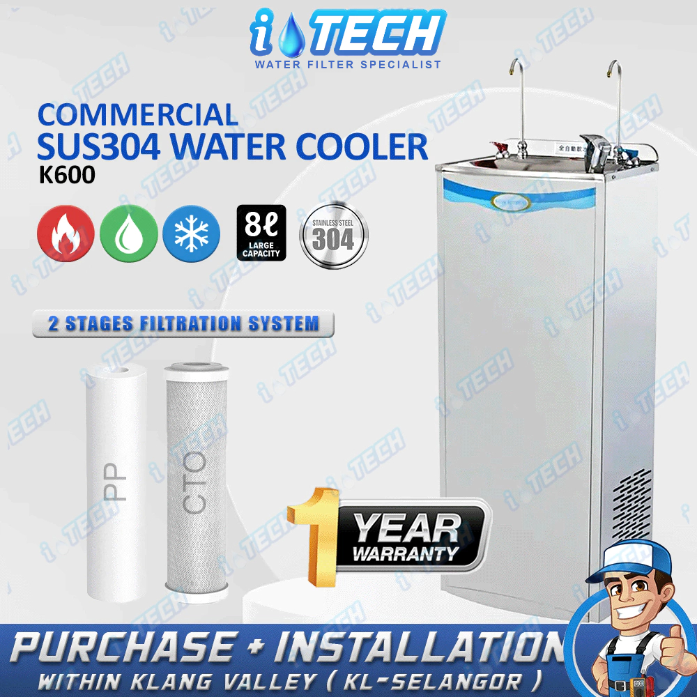 I-TECH Heavy Duty Large Capacity Water Cooler Hot & Cold with Dual ...