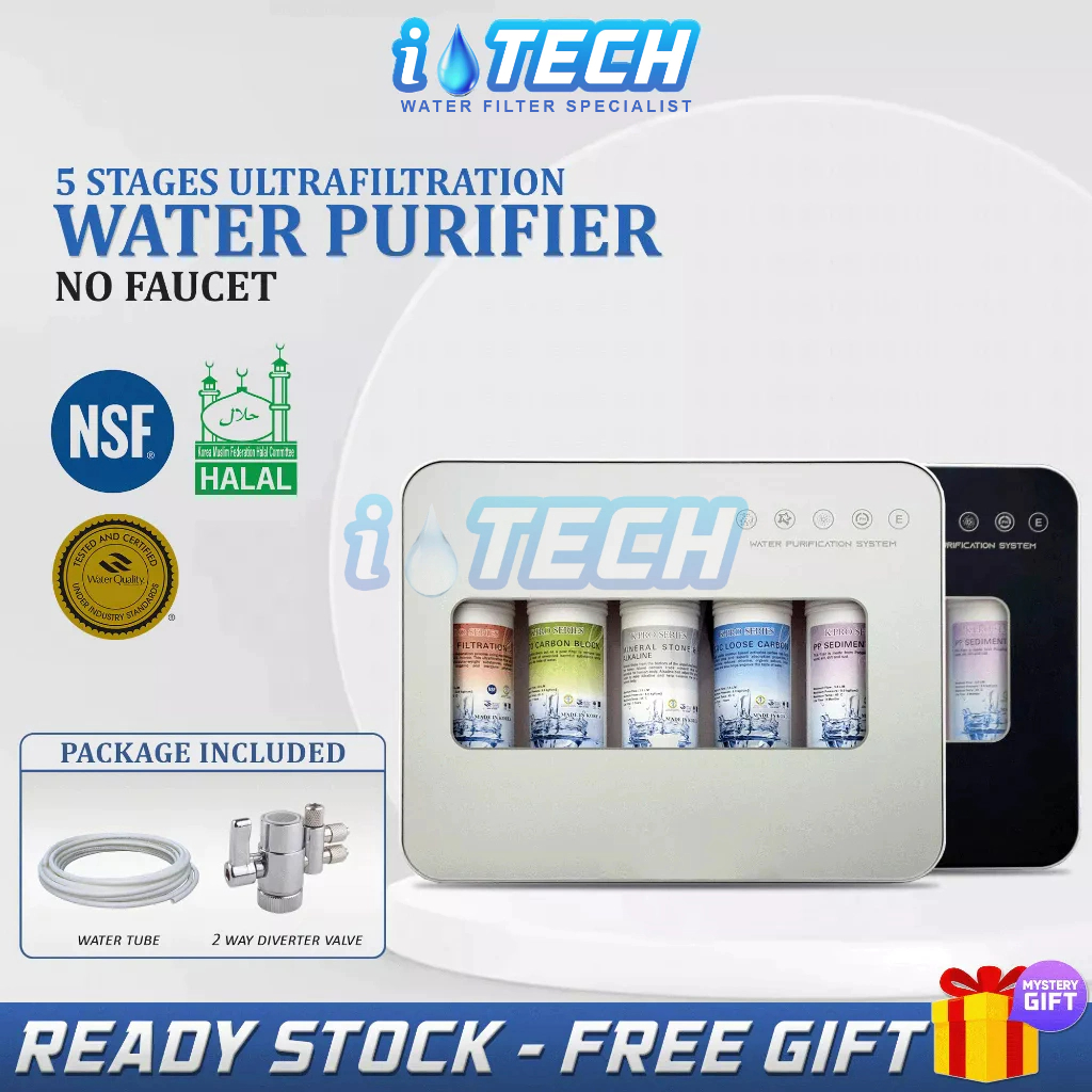 K-PRO 5 Stages Ultrafiltration Alkaline UF Water Filter System ...
