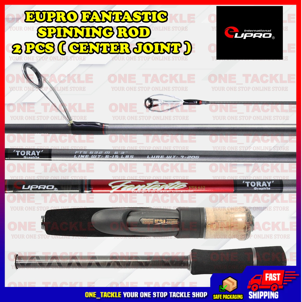 EUPRO FANTASTIC SPINNING ROD 2PCS CENTER JOINT | Shopee Malaysia