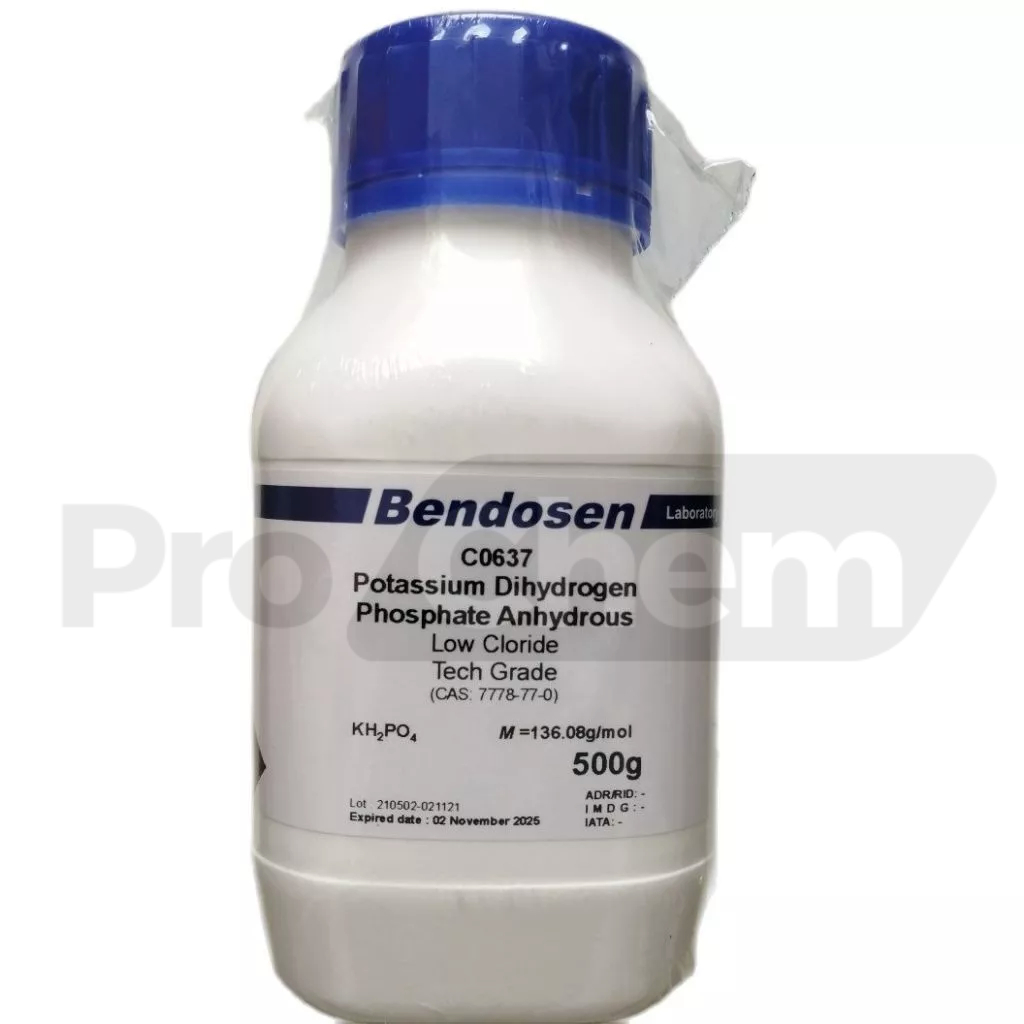 Potassium Dihydrogen Phosphate Anhydrous, Bendosen 500g [CAS No. 7778 ...