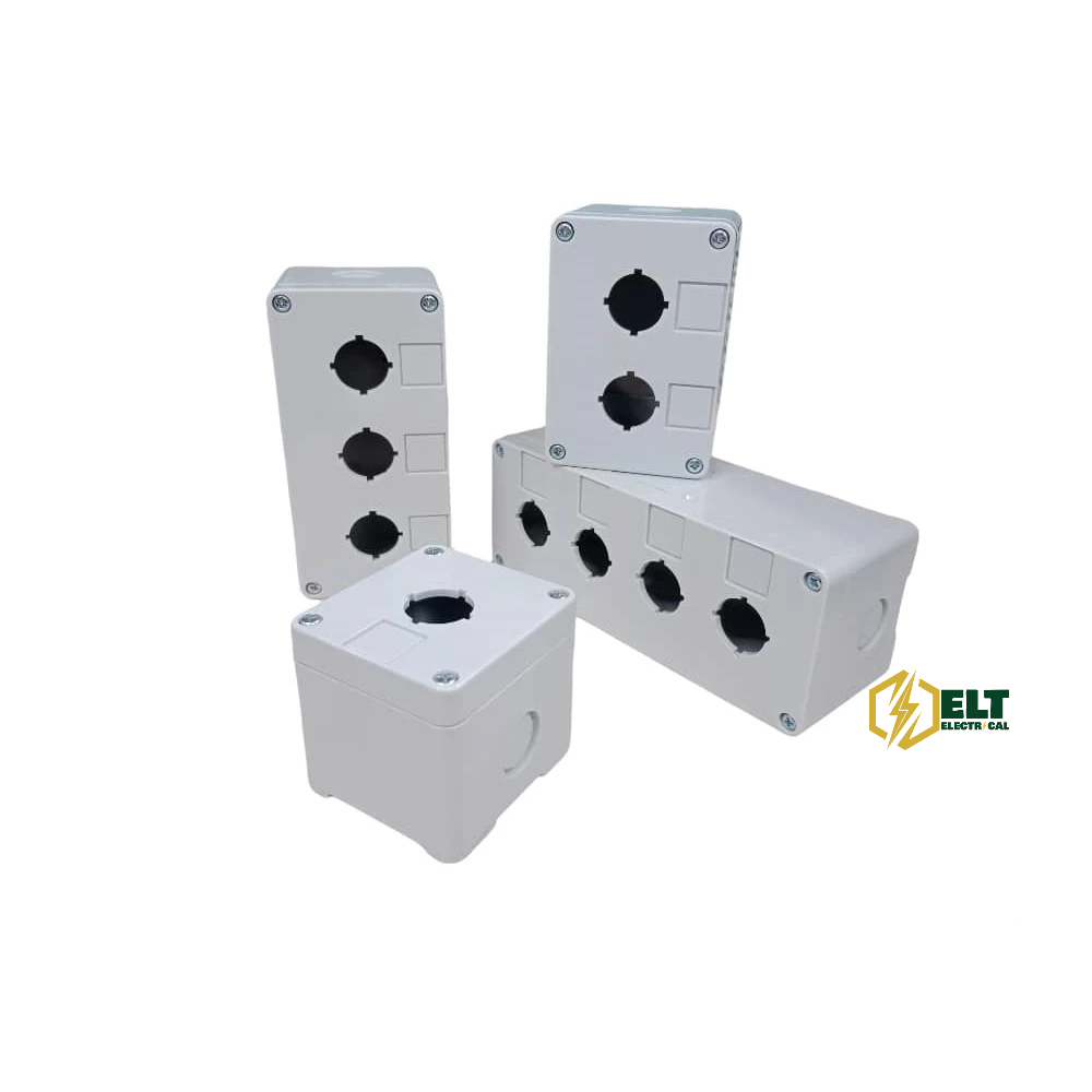 22MM PVC PUSH BUTTON PANEL CONTROL BOX (1 HOLE / 2 HOLE / 3 HOLE / 4 ...