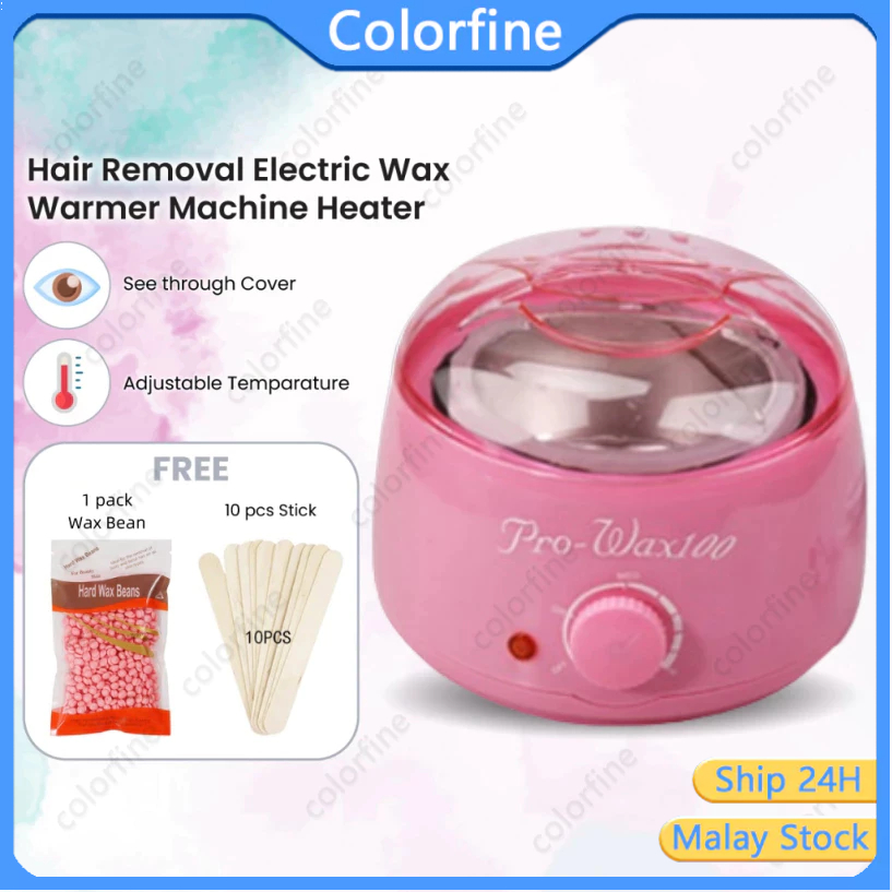 Wax Warmer Pot Depilatory Heater Spa Hair Removal Set Free With 1 Pack ...