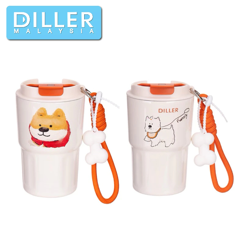 Diller Cawan Kopi Minum Teh Jus Puppy Bone SuS304 Stainless Steel ...