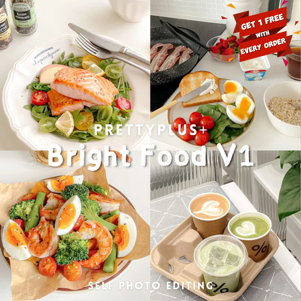 Bright Food V1 | Lightroom Preset Mobile IOS Android & PC Desktop ...
