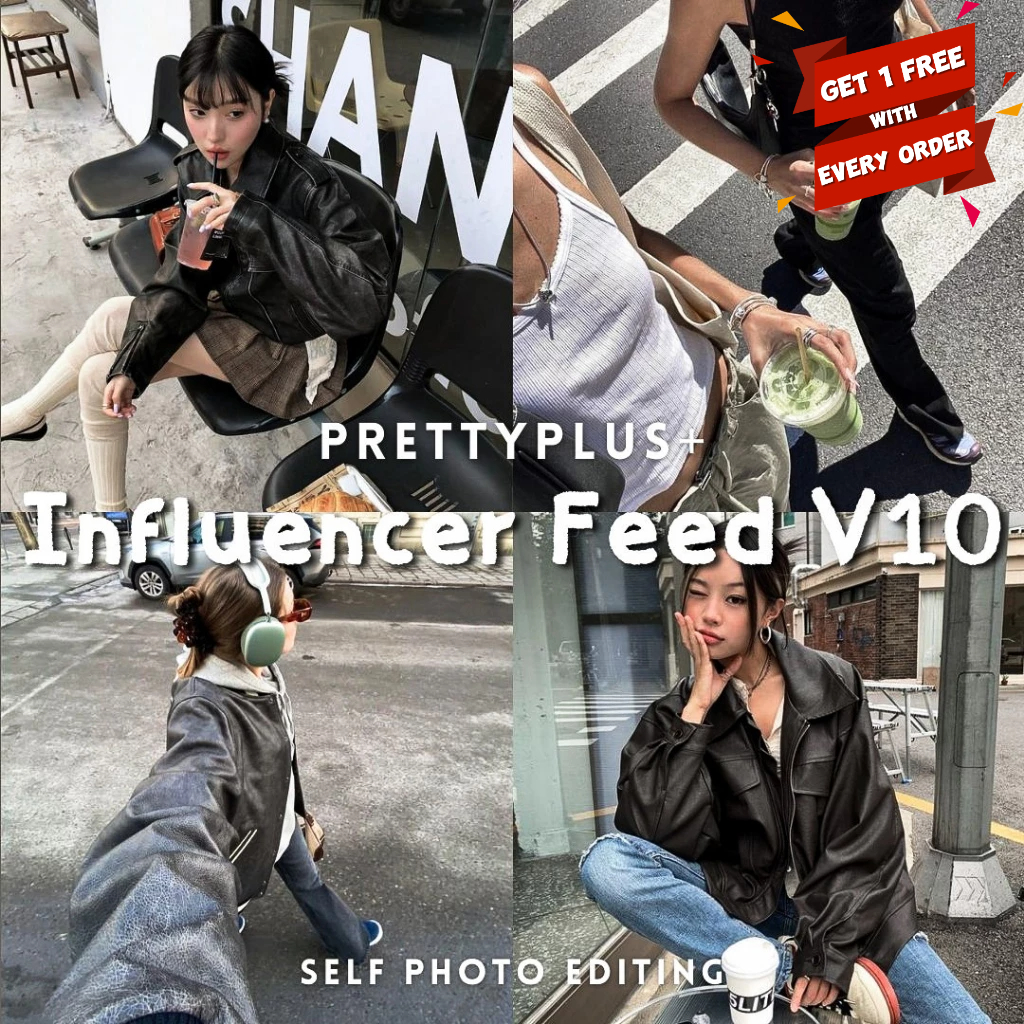 Influencer Feed V10 | Lightroom Preset Mobile IOS Android & PC Desktop ...