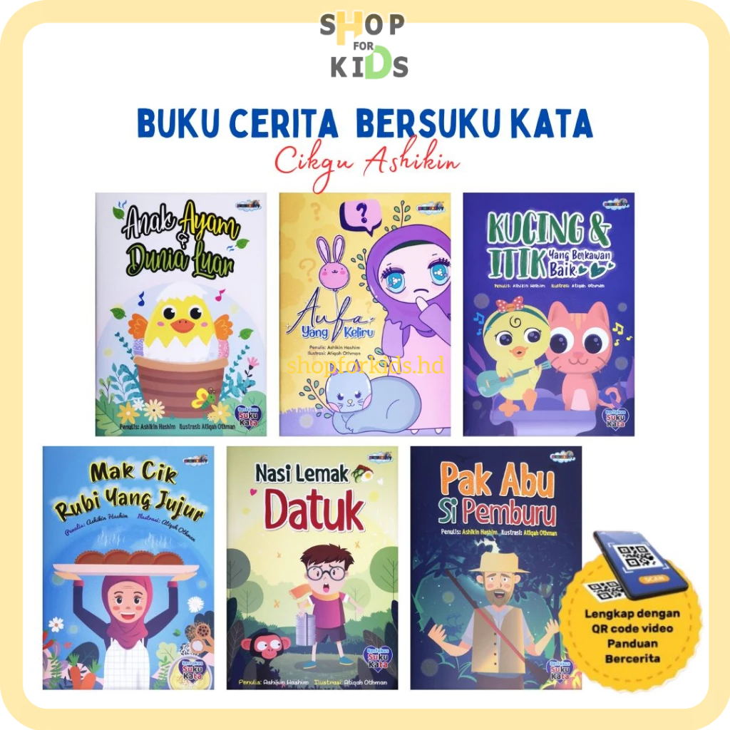 KOLEKSI BUKU CERITA BERSUKU KATA CIKGU ASHIKIN HASHIM (LOOSE / COMBO ...